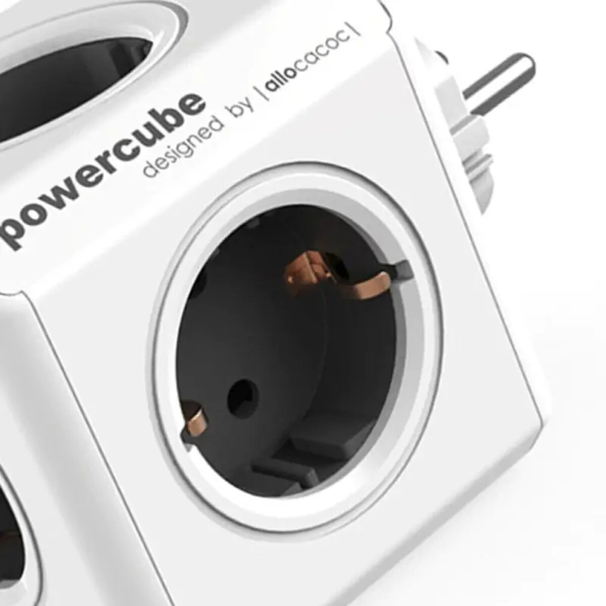 Мережевий розгалужувач ALLOCACOC POWERCUBE ORIGINAL з заземленням 5 ...